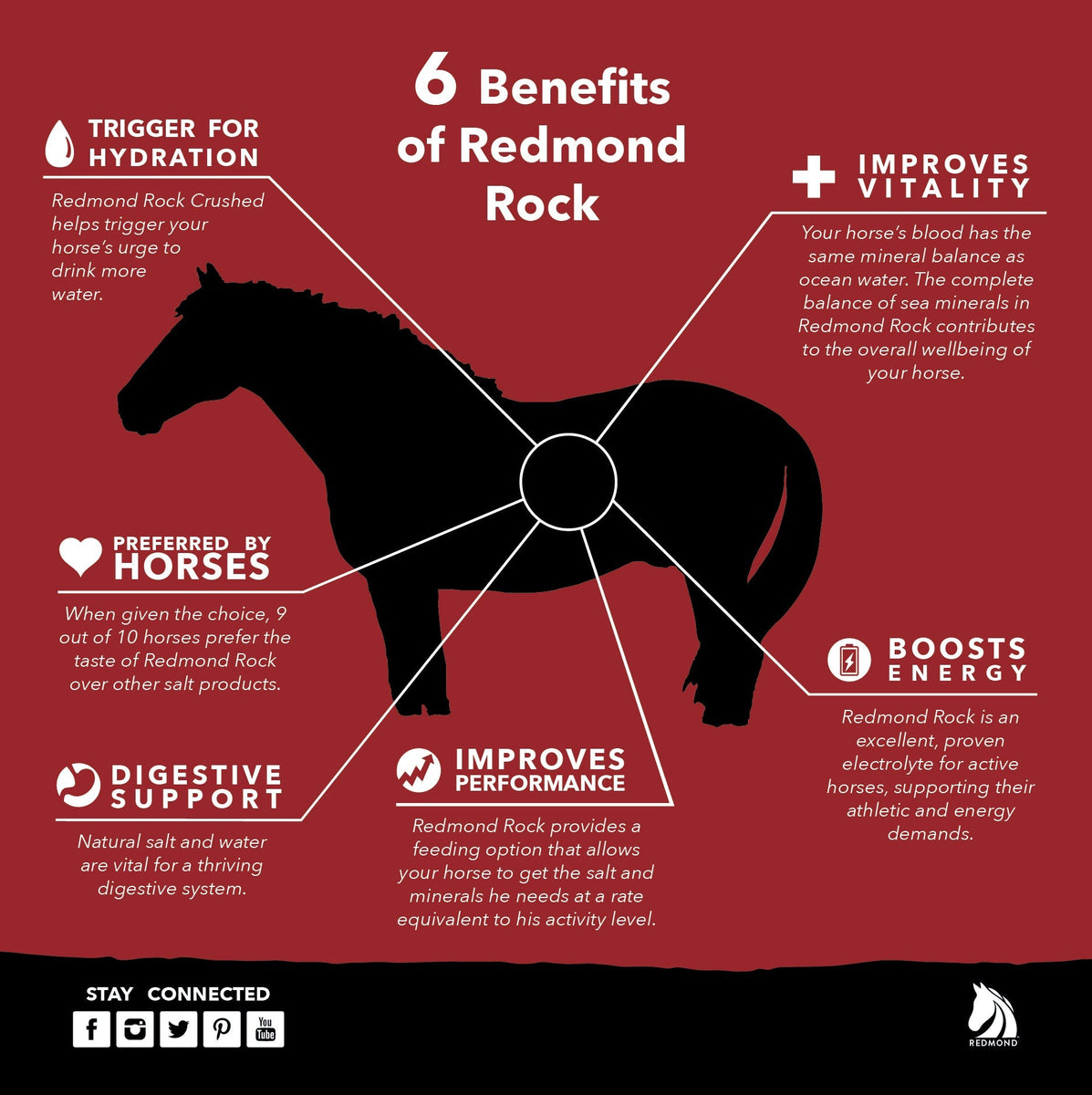 Redmond Rock™ Crushed™ - Equine Minerals - Danbury, CT - New Milford ...