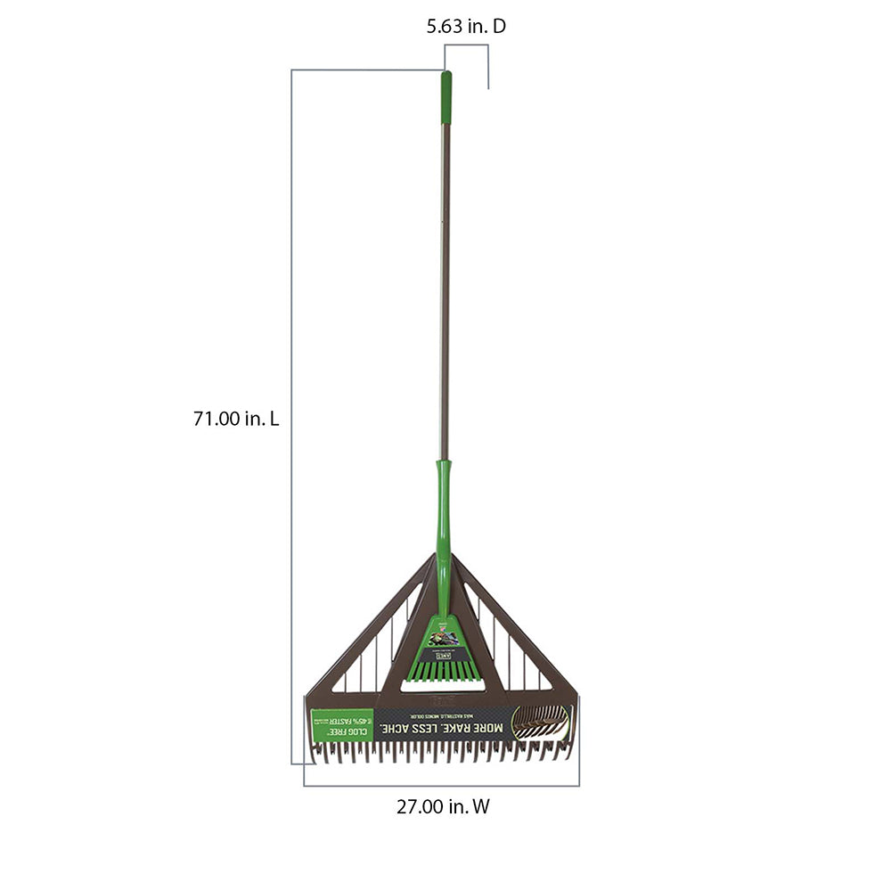 Ames Dual Tine Poly Leaf Rake with Hand Rake - Danbury, CT - New ...